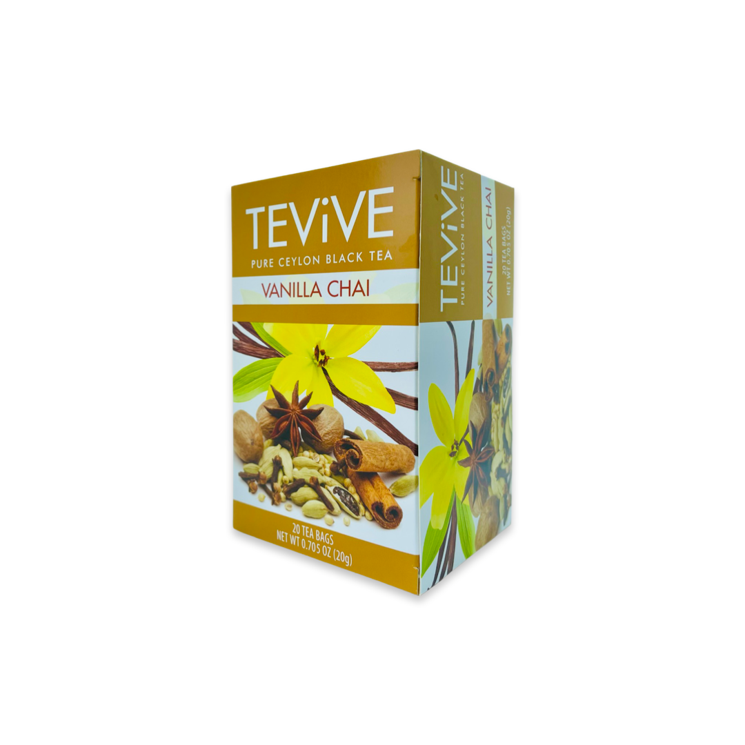 Vanilla Chai - Case of 12 Boxes – TEVIVE