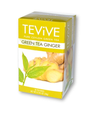 Green Tea Ginger - Case of 6 Boxes – TEVIVE